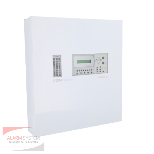 DMT-FP9000-24-IT » DM Tech » Centrale rivelazione incendio convenzionale 24 zone, LCD ::: Alarm ...